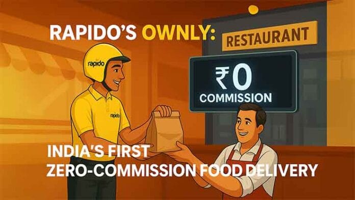 Rapido Food Delivery: 7 Bold Moves Behind Its Zero-Commission 'Ownly ...
